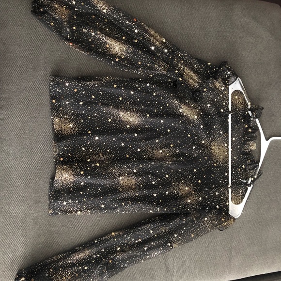 Tops | Starry Top With Built In Camisole | Poshmark